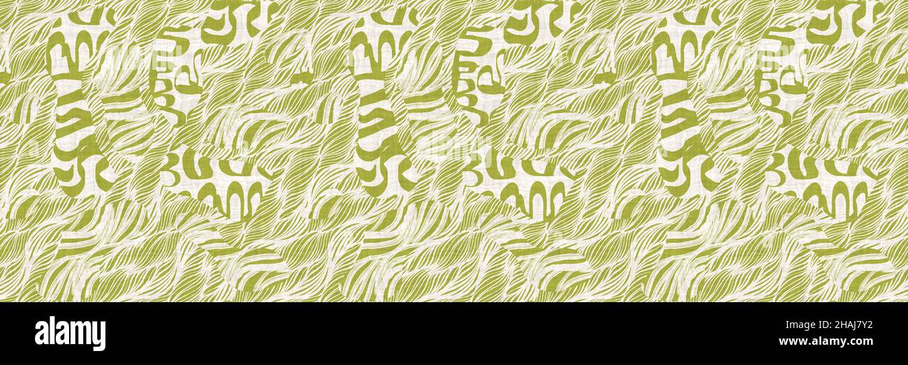 Seamless two tone hand drawn brushed effect pattern border swatch Stock ...