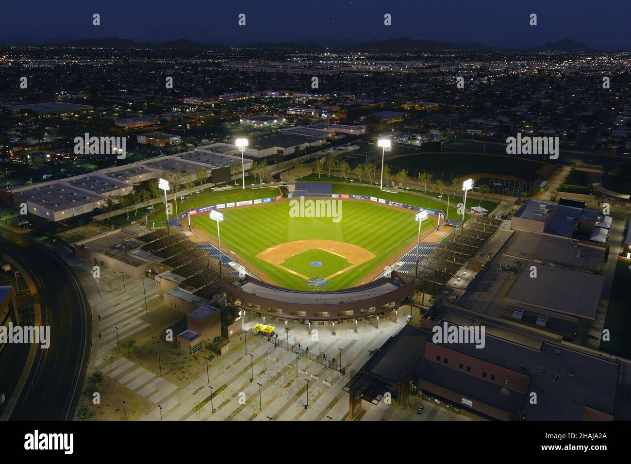 An aerial view of the American Family Fields of Phoenix, Tuesday, Mar ...