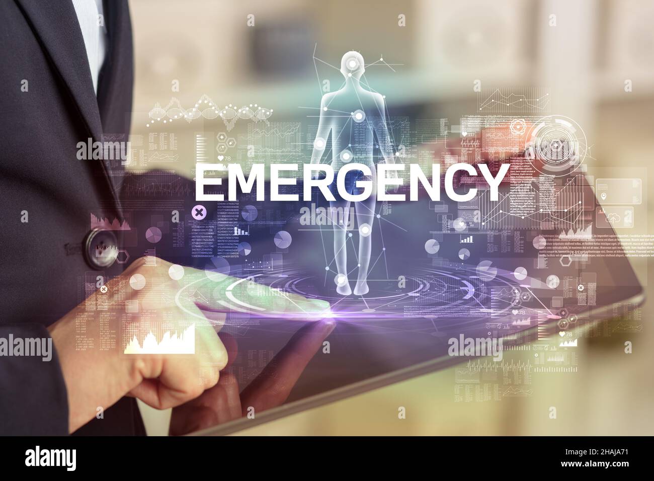 Electronic medical record, tech concept Stock Photo - Alamy