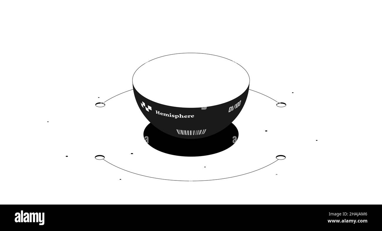 Hemisphere shape Black and White Stock Photos & Images - Alamy