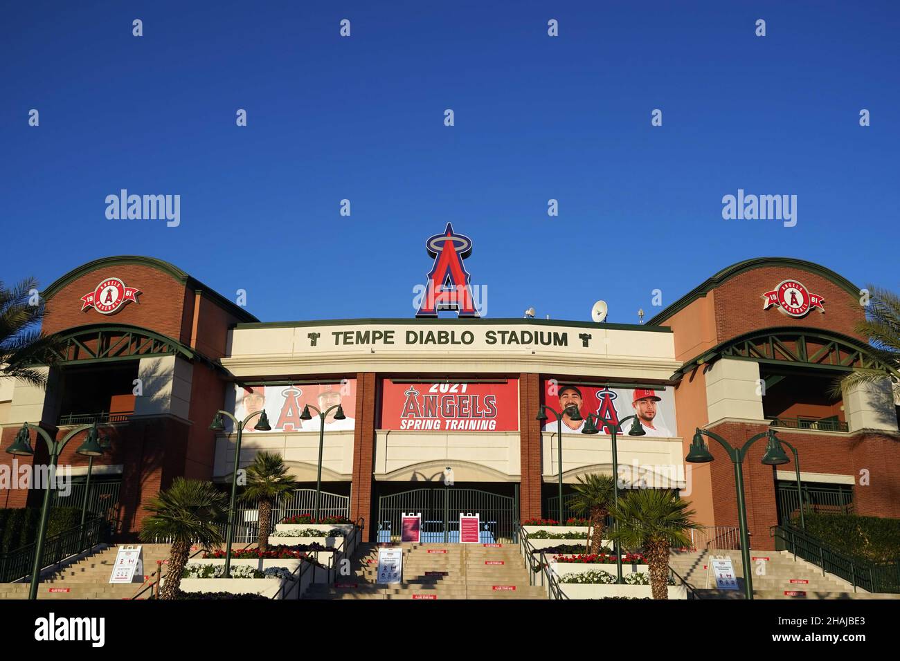 A general view of Tempe Diablo Stadium, Tuesday, Mar. 2, 2021, in Tempe ...