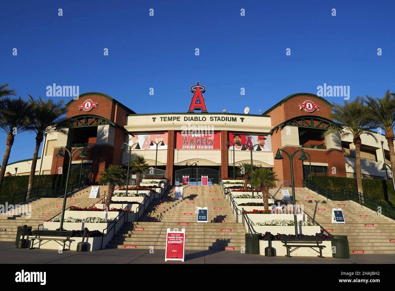A general view of Tempe Diablo Stadium, Tuesday, Mar. 2, 2021, in Tempe ...