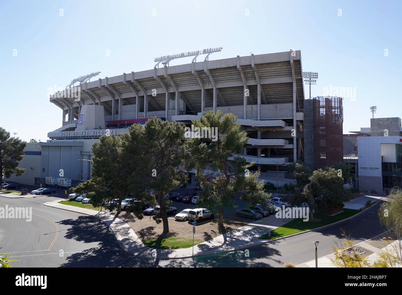 A general view of Arizona Stadium, Tuesday, March 2, 2021, in Tucson ...
