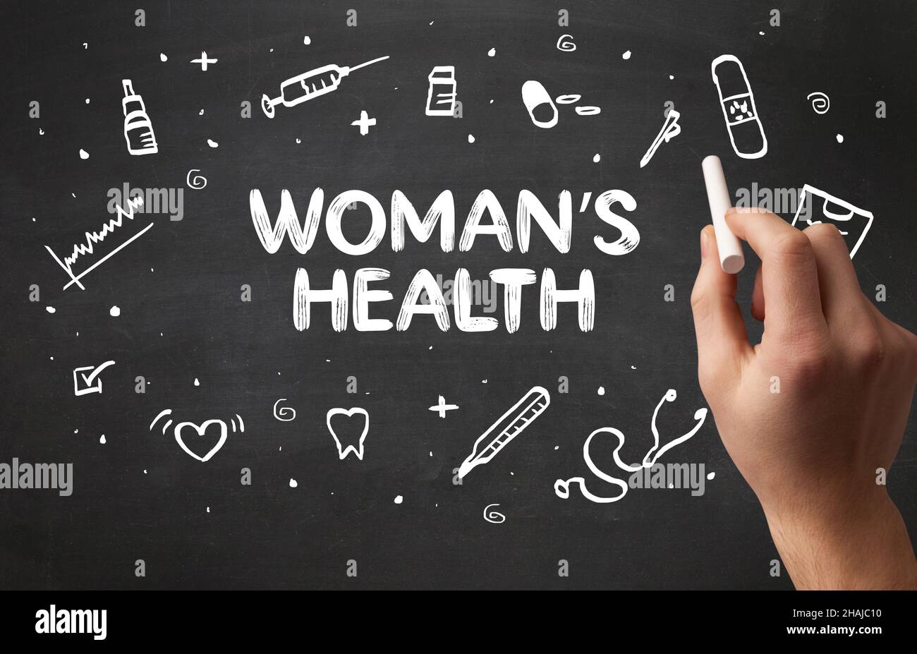 Hand drawing medical concept concept Stock Photo - Alamy