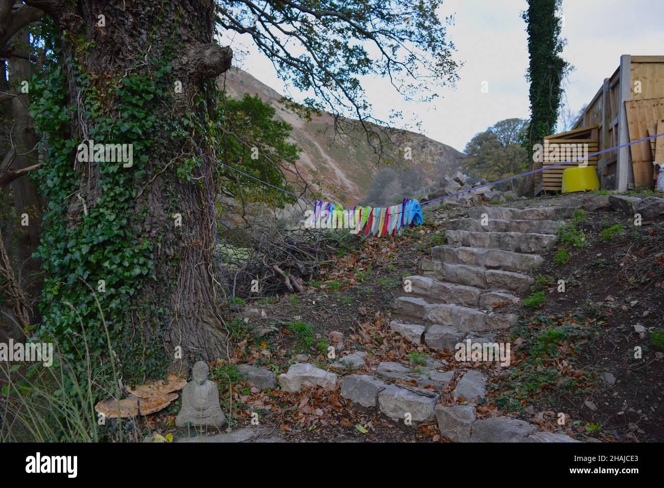 Gorgeous landscape in Capelulo village Wales UK Stock Photo - Alamy