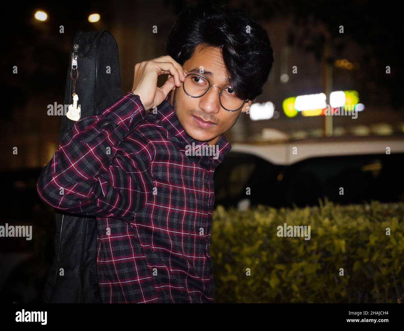 Young boy with google glasses Stock Photo - Alamy