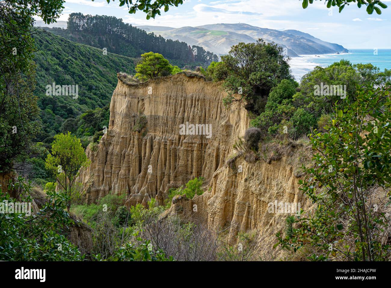 Natural view of the Gore Bay and the Cathedral Cliffs in North ...