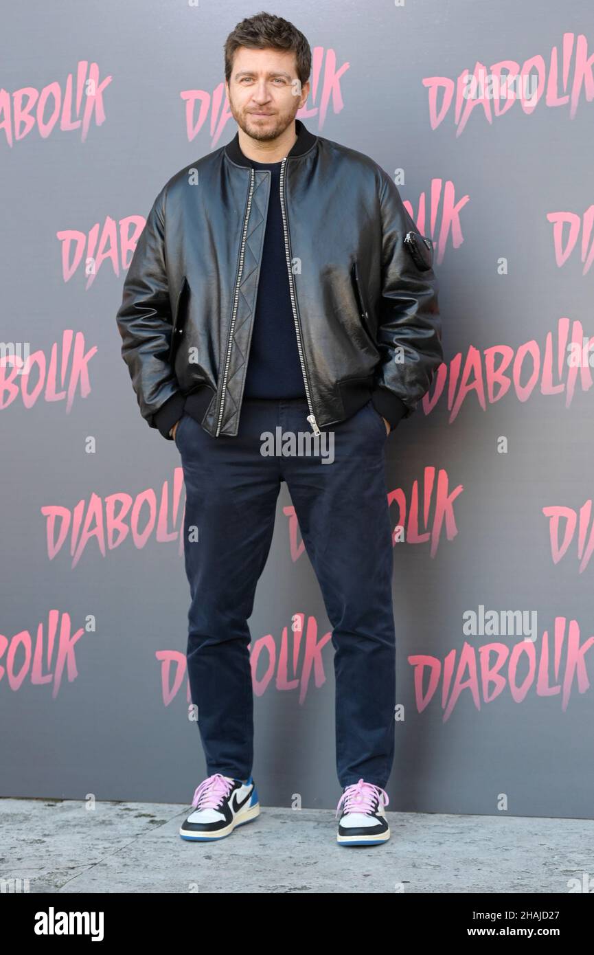 Rome, Italy. 13th Dec, 2021. Aessandro Roia attends the photocall of ...