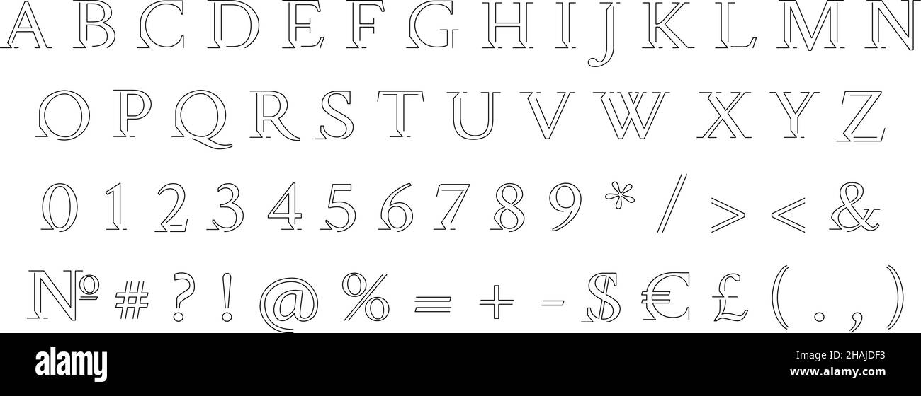 Roman Alphabet High Resolution Stock Photography and Images - Alamy