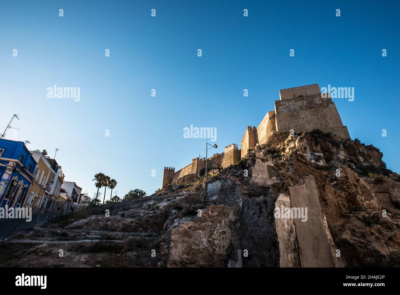Alcazaba of Almería Stock Photo - Alamy