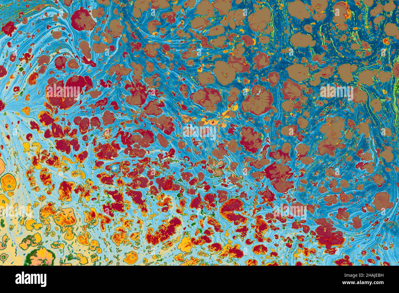 Ebru marble effect surface pattern design for print Stock Photo - Alamy