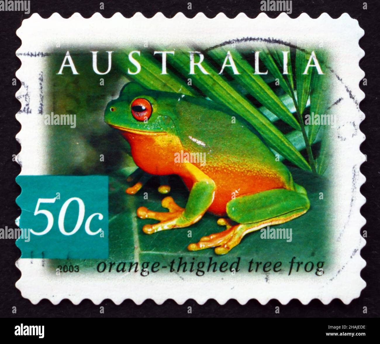 AUSTRALIA - CIRCA 2003: a stamp printed in the Australia shows Orange ...