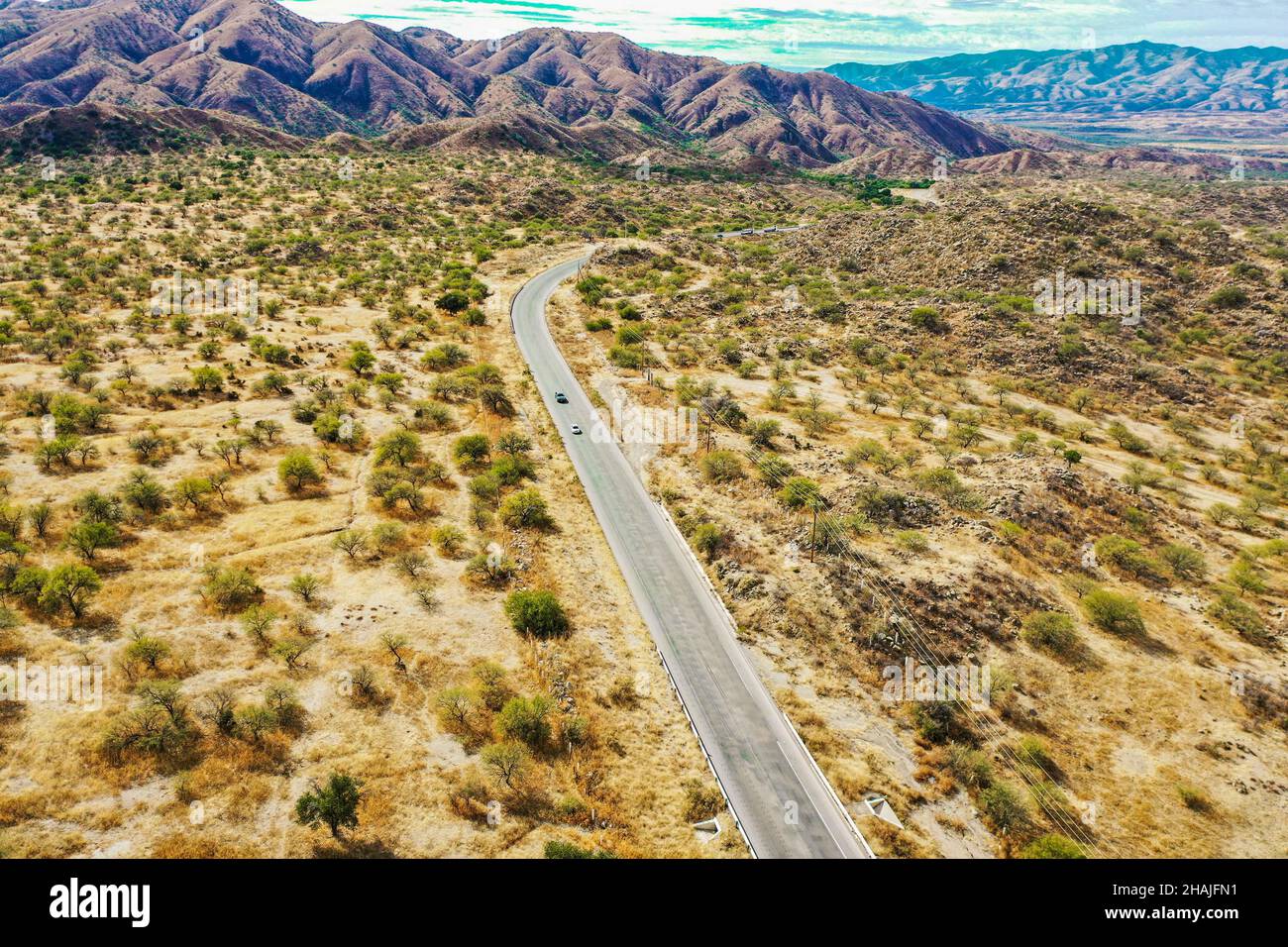 Vista aérea de la carretera hi-res stock photography and images - Alamy