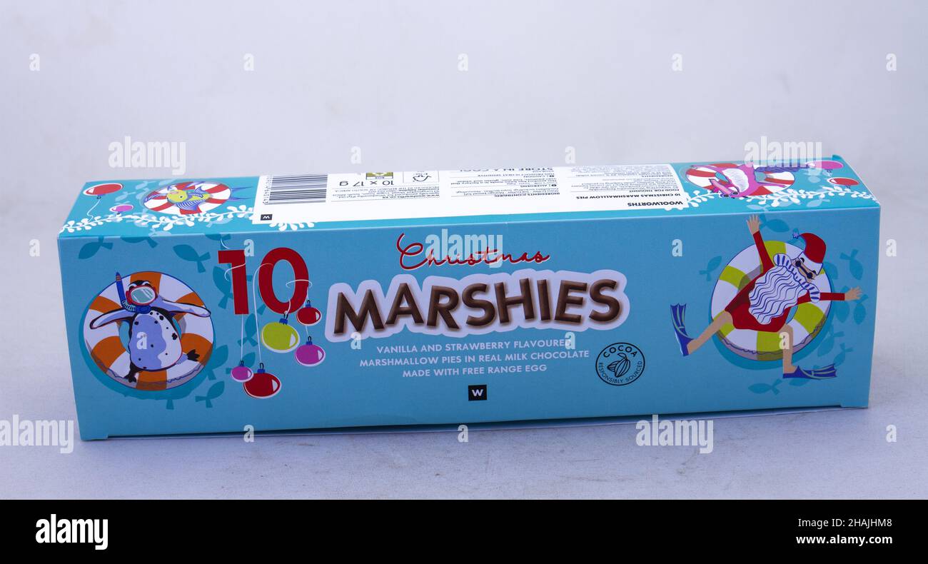 Johannesburg, South Africa - Christmas marshies from Woolworths Food ...