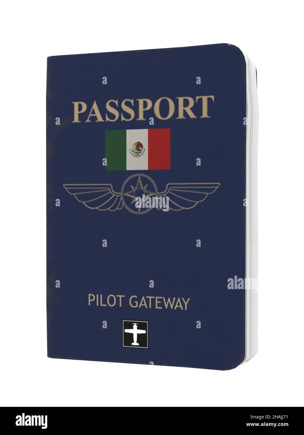 Mexico Country Flag Passport Book Stock Vector Image & Art - Alamy