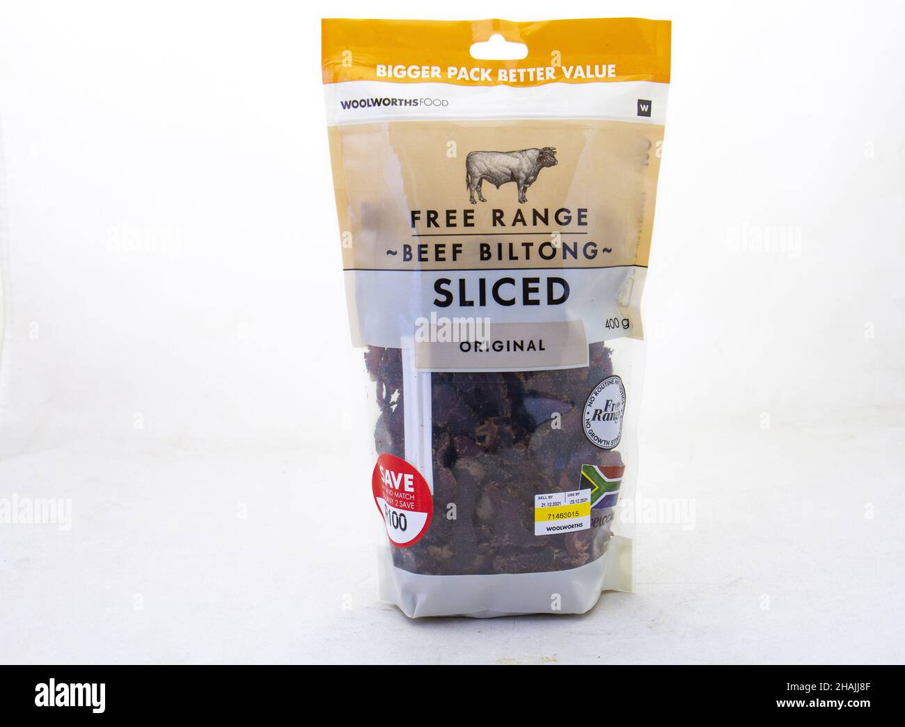 Johannesburg, South Africa - a large packet of beef biltong from ...