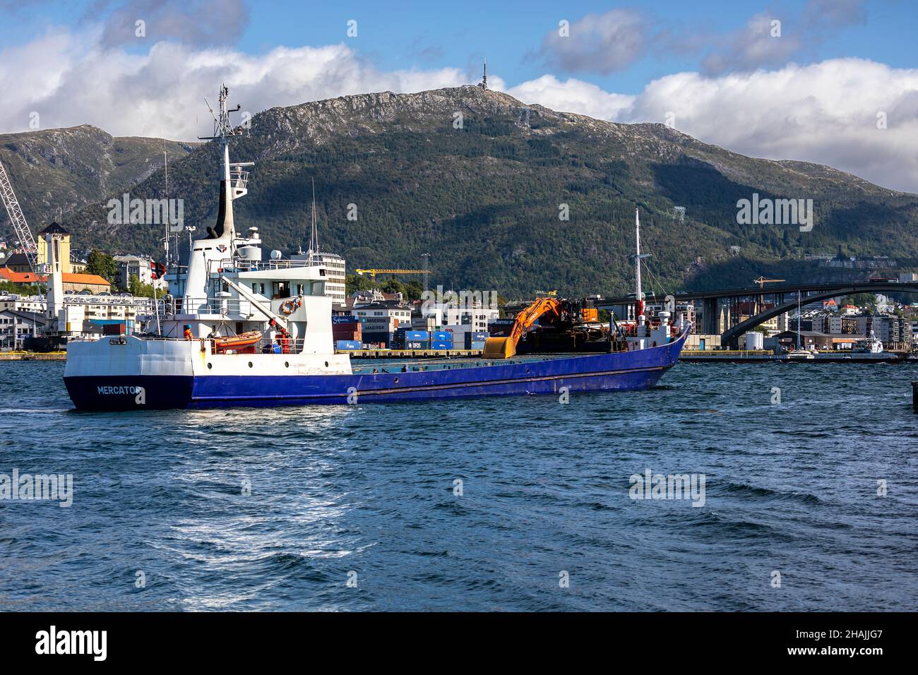 Small general cargo bulk ship Mercator (built 1971) arriving at ...