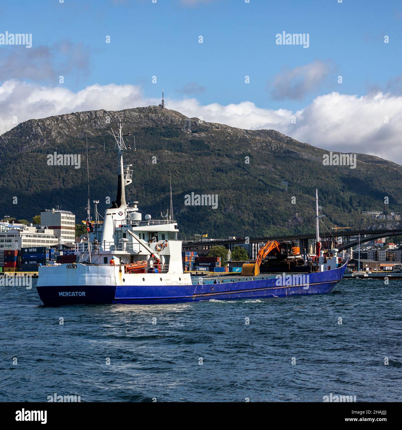 Small general cargo bulk ship Mercator (built 1971) arriving at ...