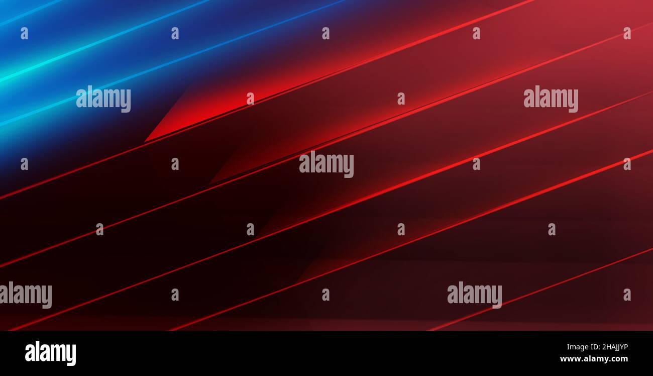 3d rendering of a graphical abstract light effect red background Stock ...