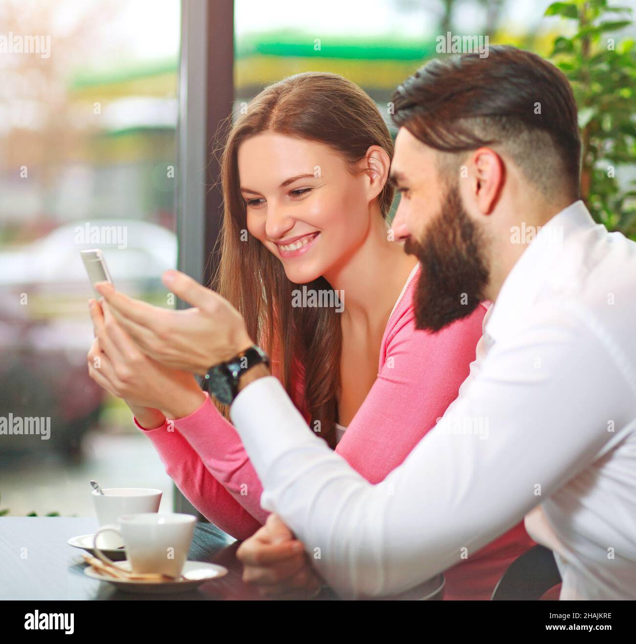 Person having a coffee in nature hi-res stock photography and images ...