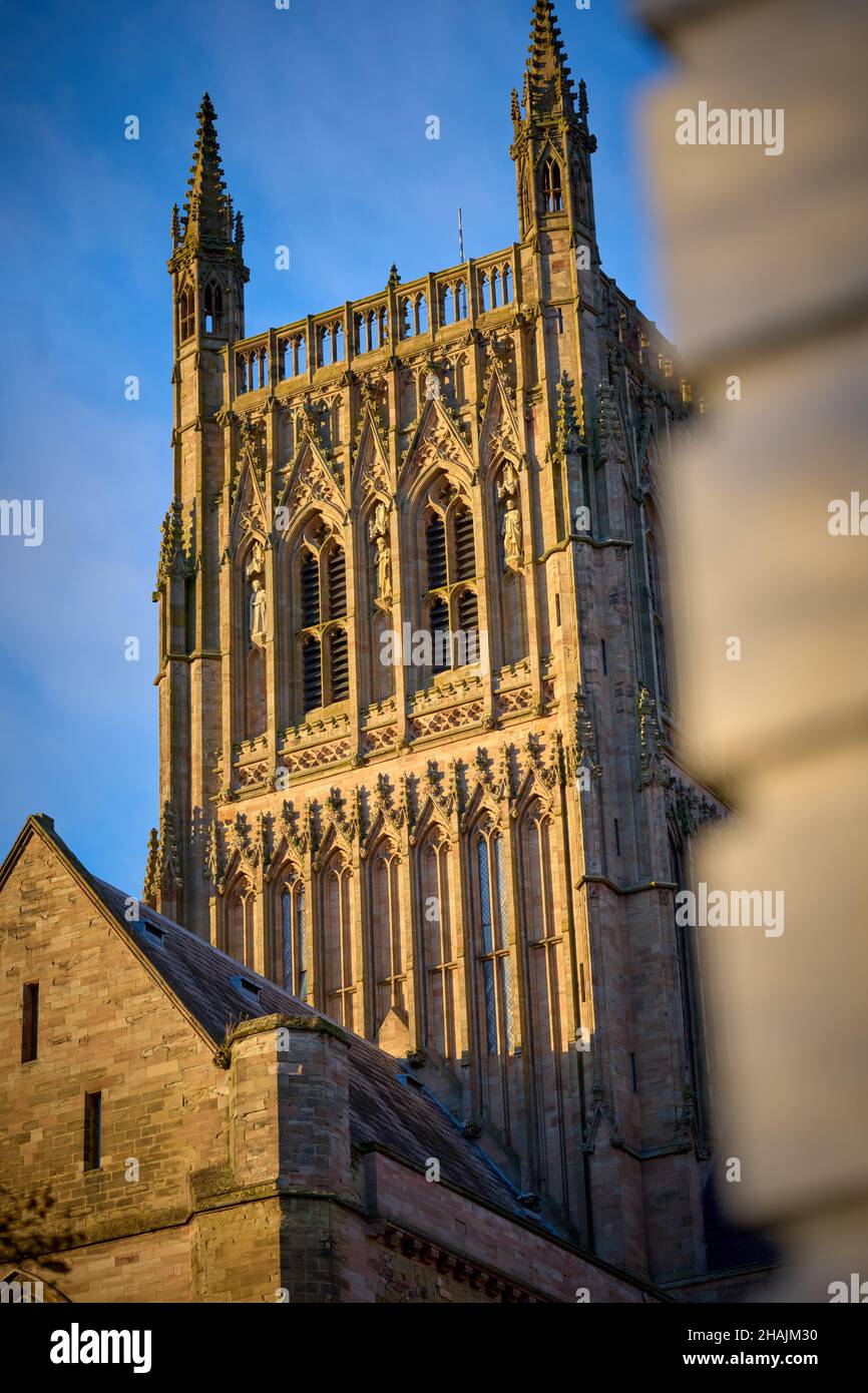 Worcester cathedral architecture hi-res stock photography and images ...