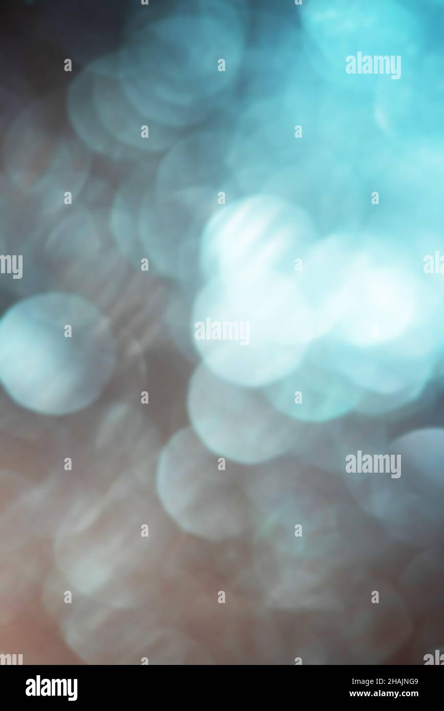 Defocus light blue glitter. Gradient transition from blue to beige ...