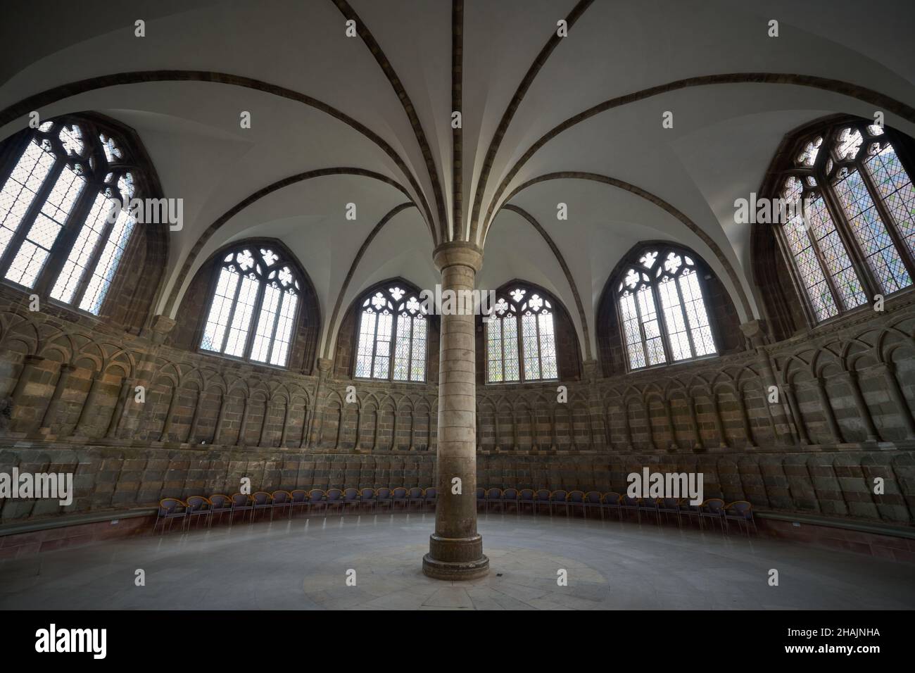 Worcester Cathedral Chapter House in Worcestershire, UK Stock Photo - Alamy