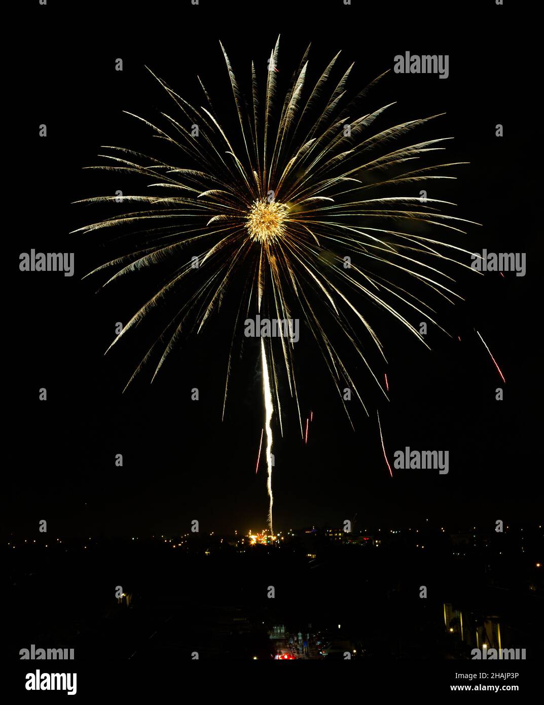 Shot beautiful fireworks in hi-res stock photography and images - Alamy