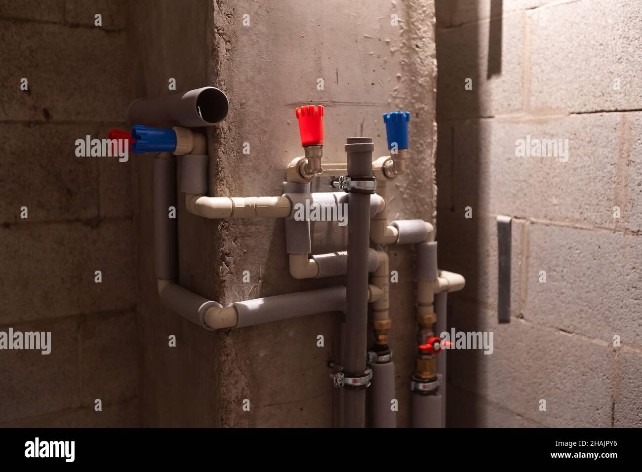 Circuit breaker in electric room . Electrical background Stock Photo ...
