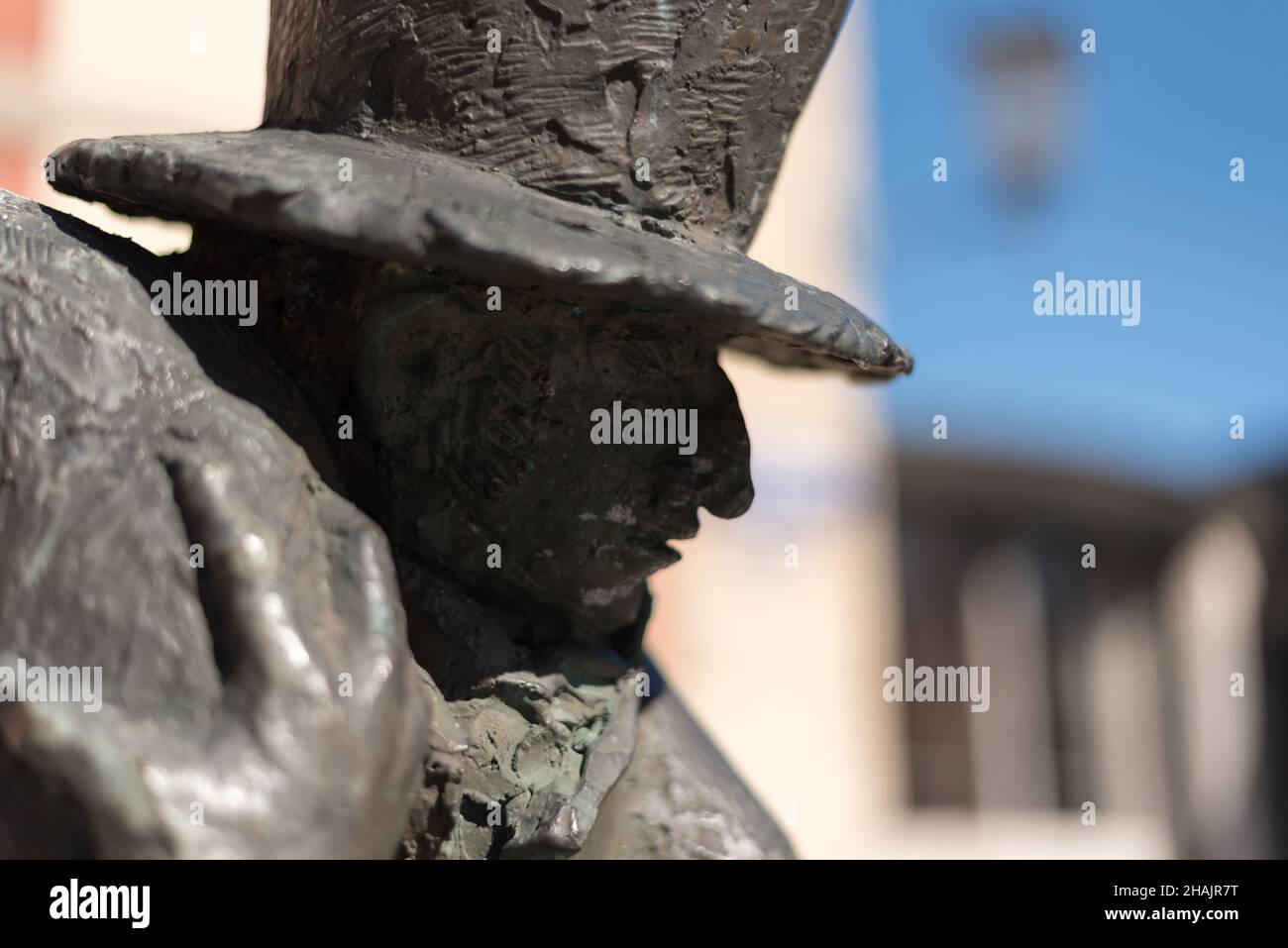 Statue of E.T.A. Hoffmann in downtown Bamberg, Germany Stock Photo - Alamy