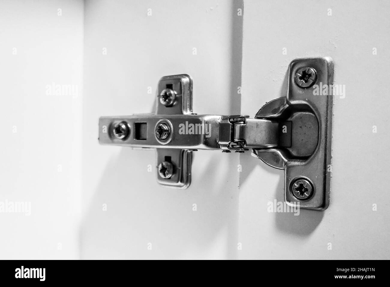 Silver hinges hi-res stock photography and images - Alamy