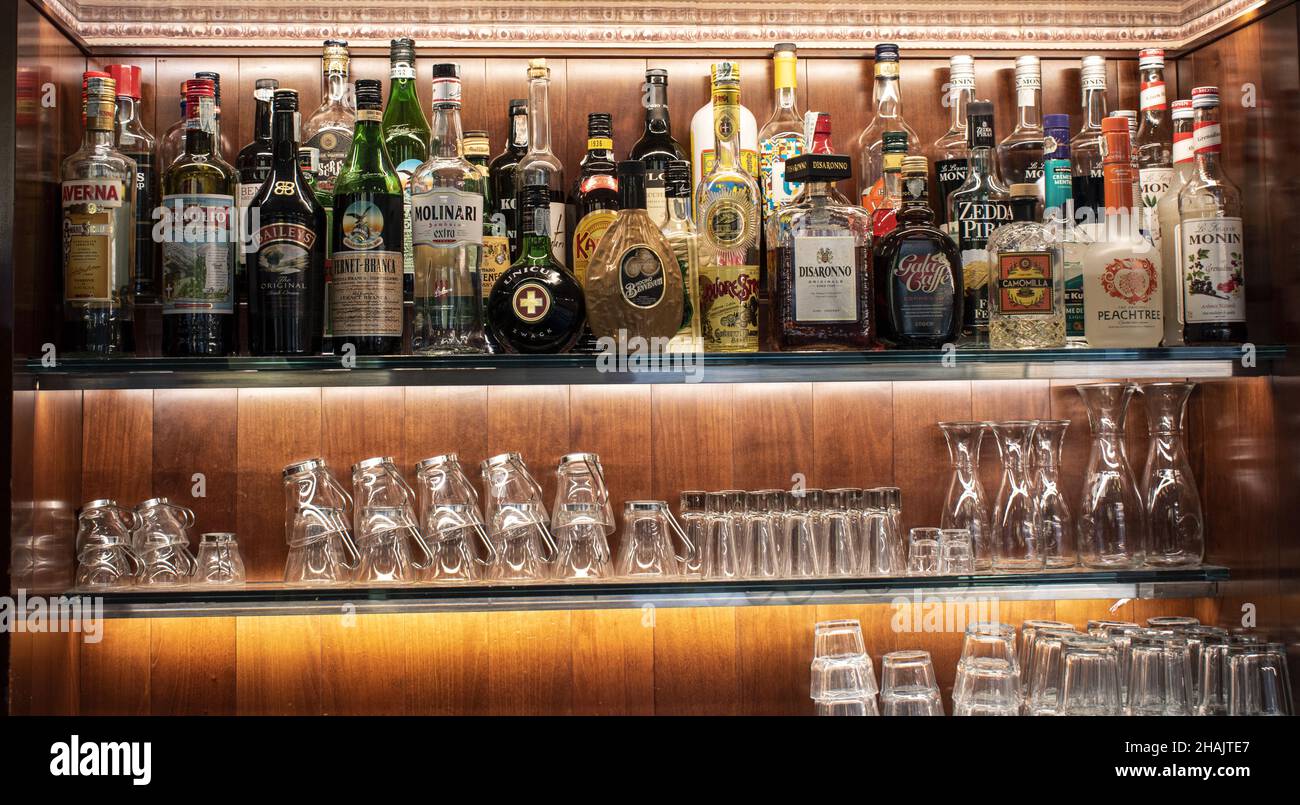 Milan, Italy: Interiors of Bar Luce, designed by Us director Wes ...