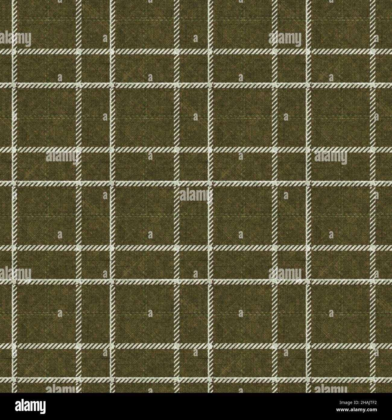 Muted green winter woven plaid texture. Seamless woolen scottish style ...