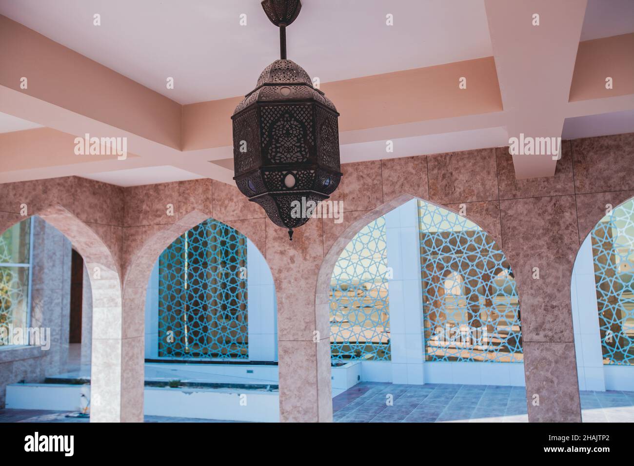 The Salman bin Hamad Mosque in Bahrain Stock Photo - Alamy
