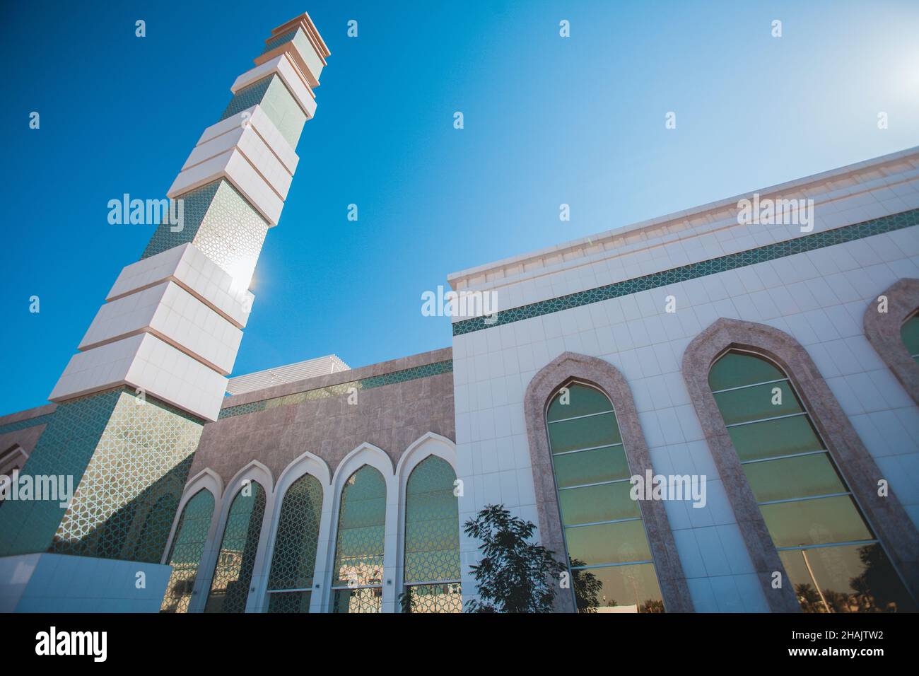 The Salman bin Hamad Mosque in Bahrain Stock Photo - Alamy