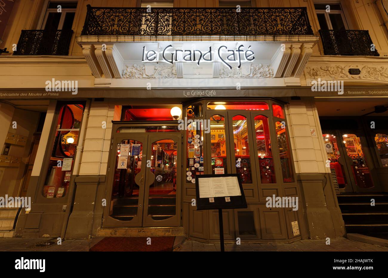 The Grand Cafe is traditional French restaurant located on the lively ...