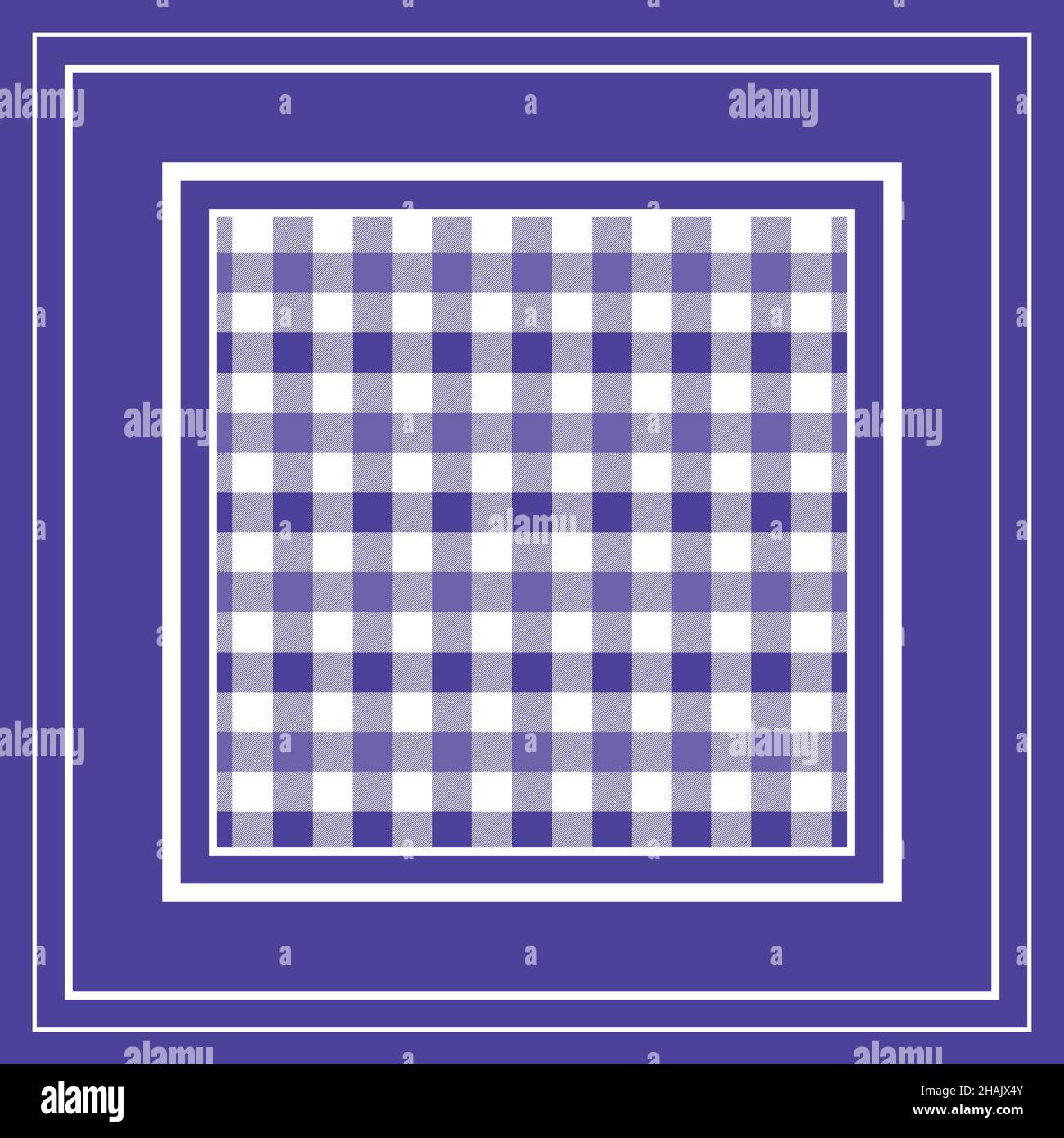 Vector illustration for scarf design with vichy pattern Stock Vector ...