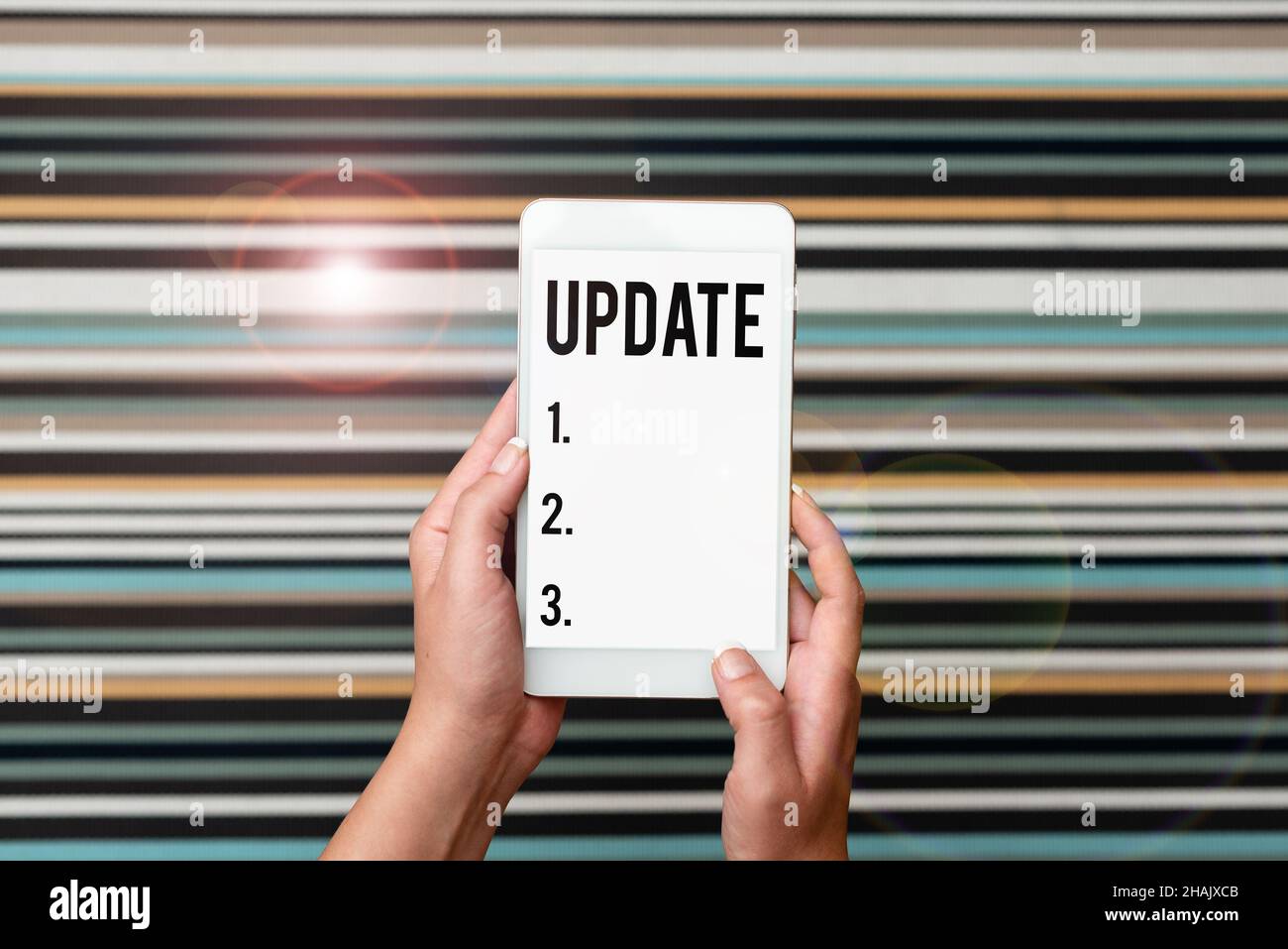 Writing displaying text Update. Business idea Make something more modern Adding new facts ...