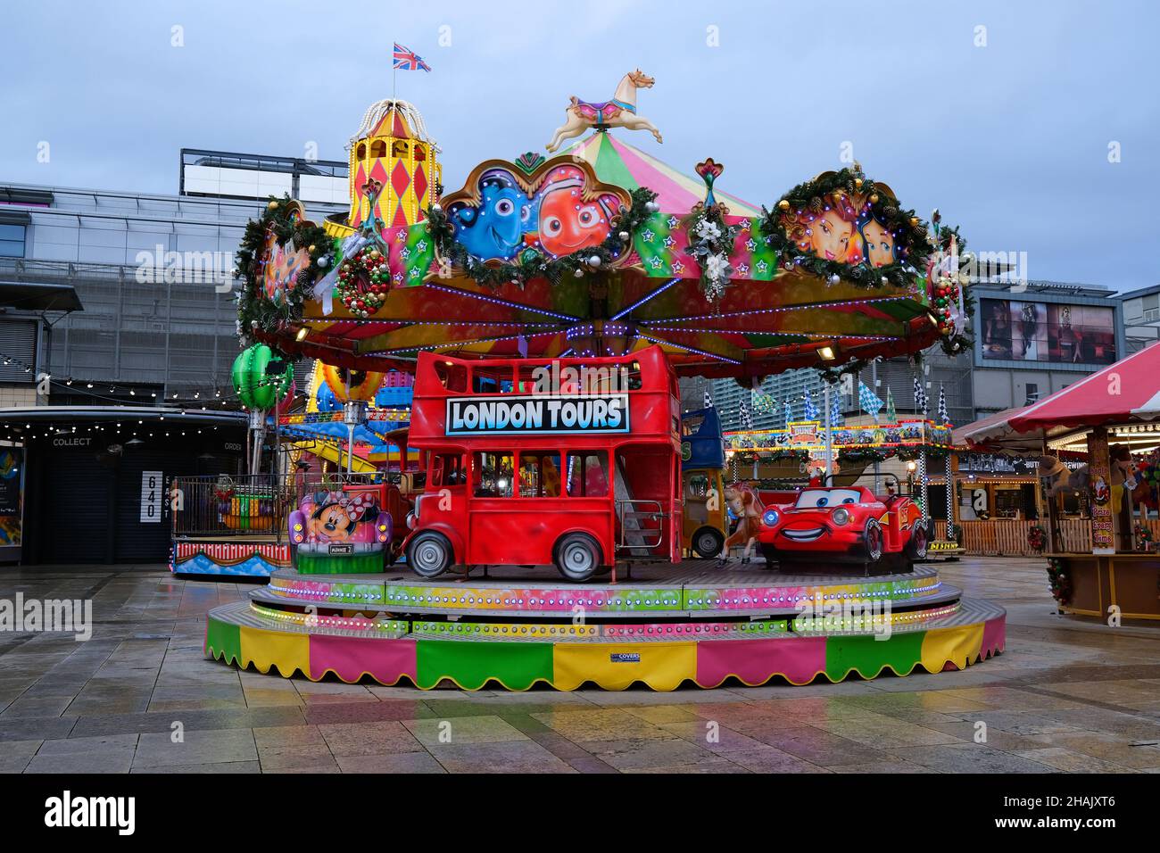 December 2021 - Funfair rides at Millenium Square for the Christmas ...