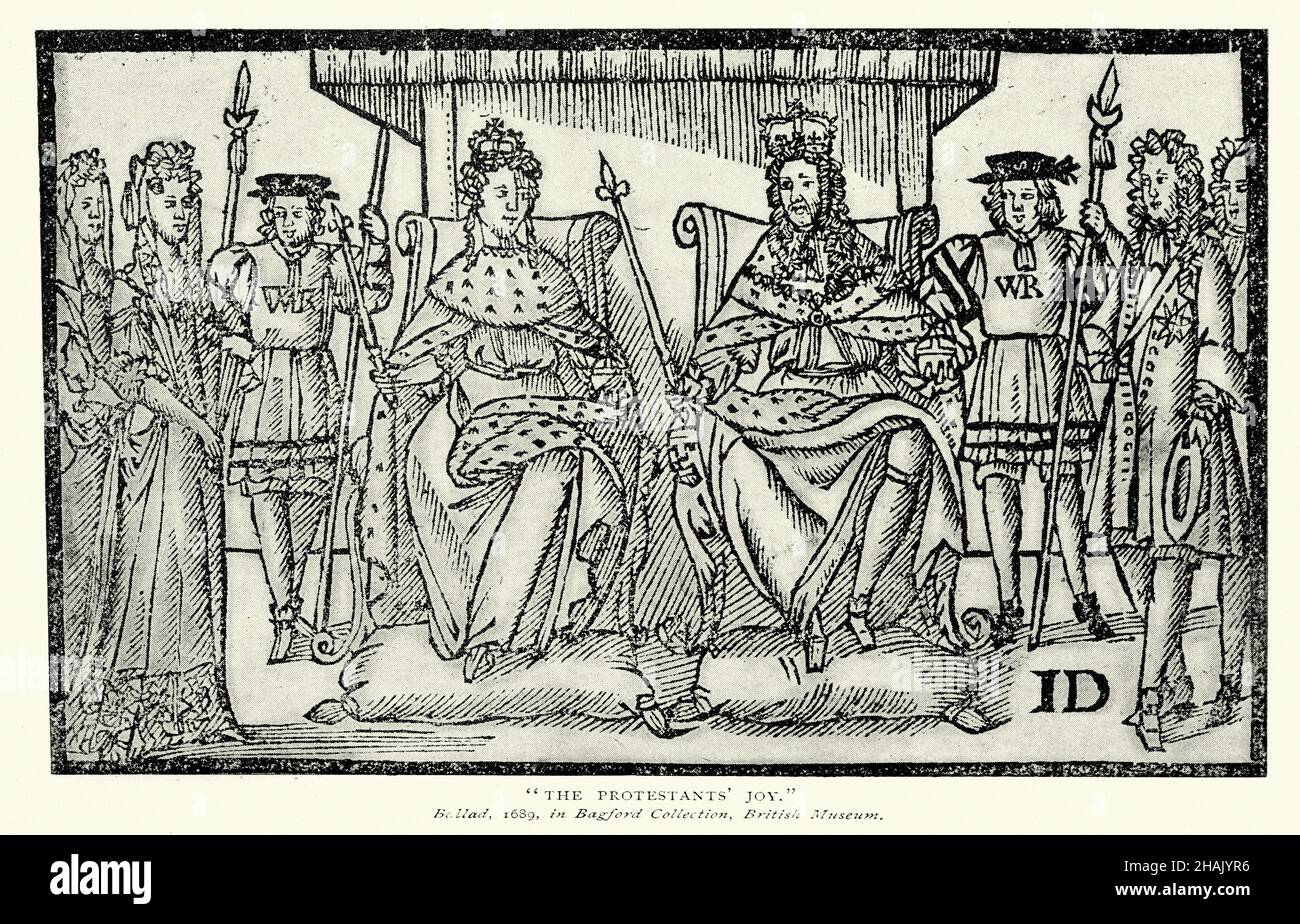 Queen Mary II of England and William III of England, The Protestants ...