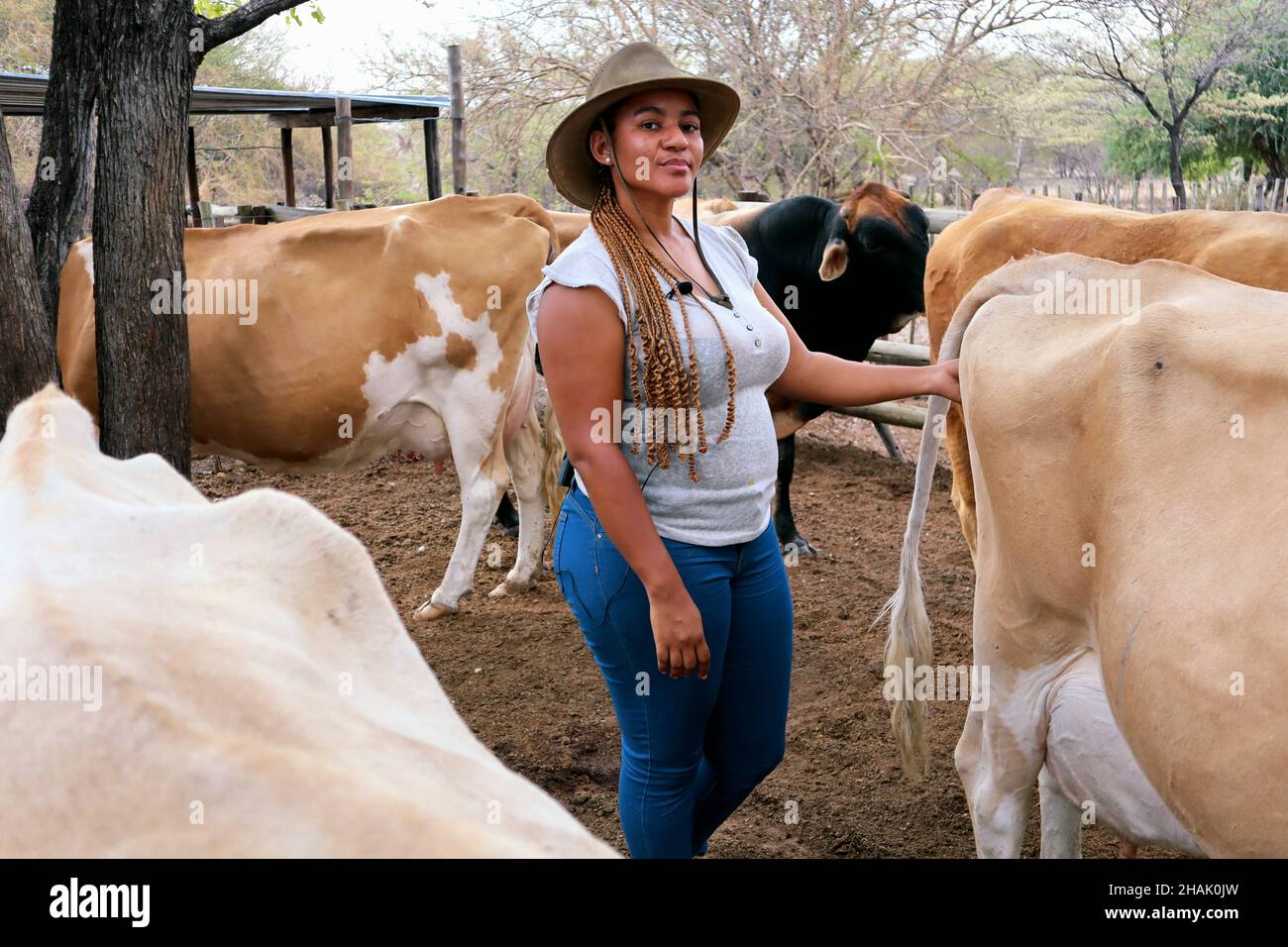 Maun, Botswana. 13th Dec, 2021. Nonny Wright, the 32-year-old owner of ...