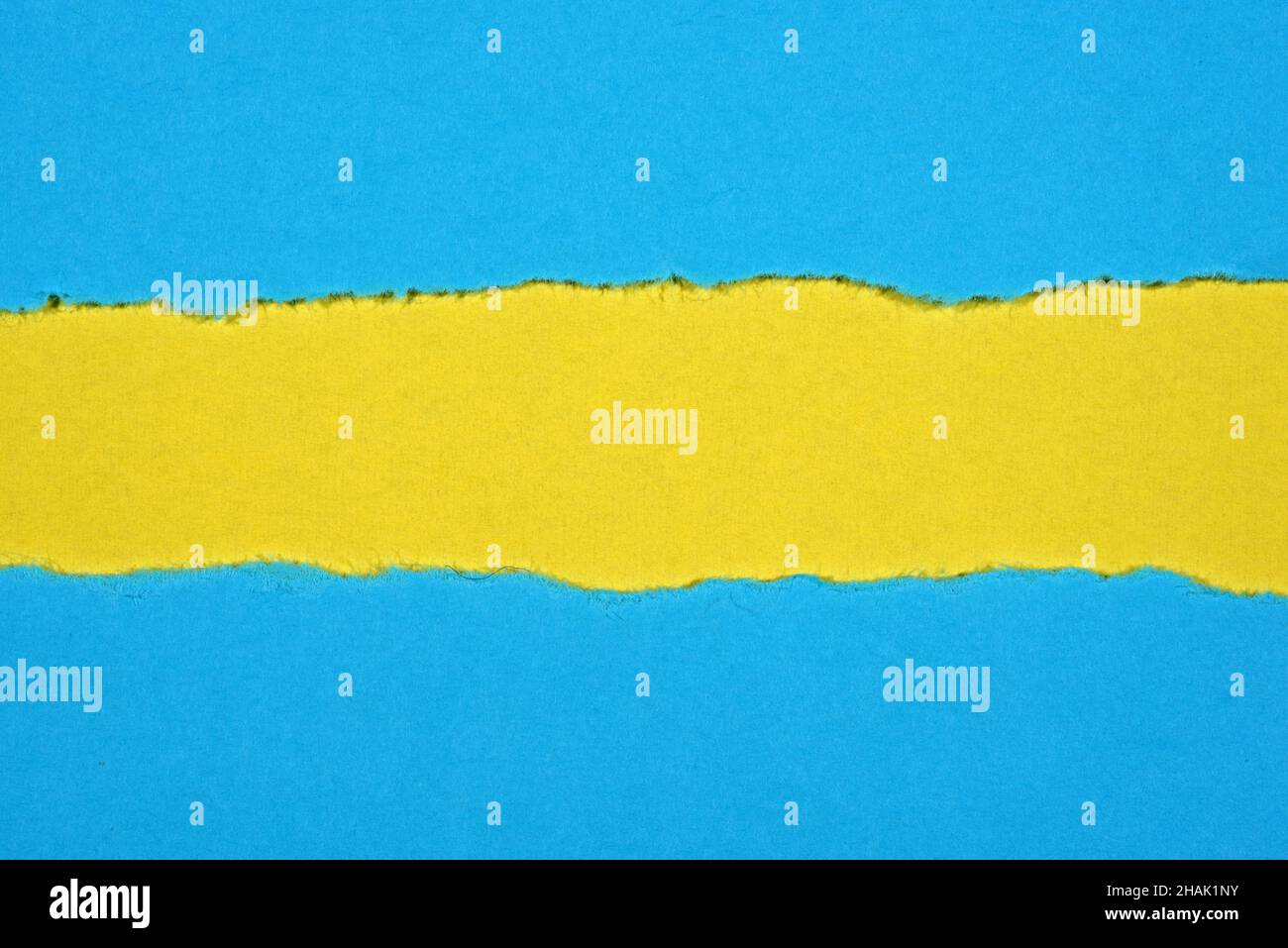 Blue ripped paper background hi-res stock photography and images - Alamy