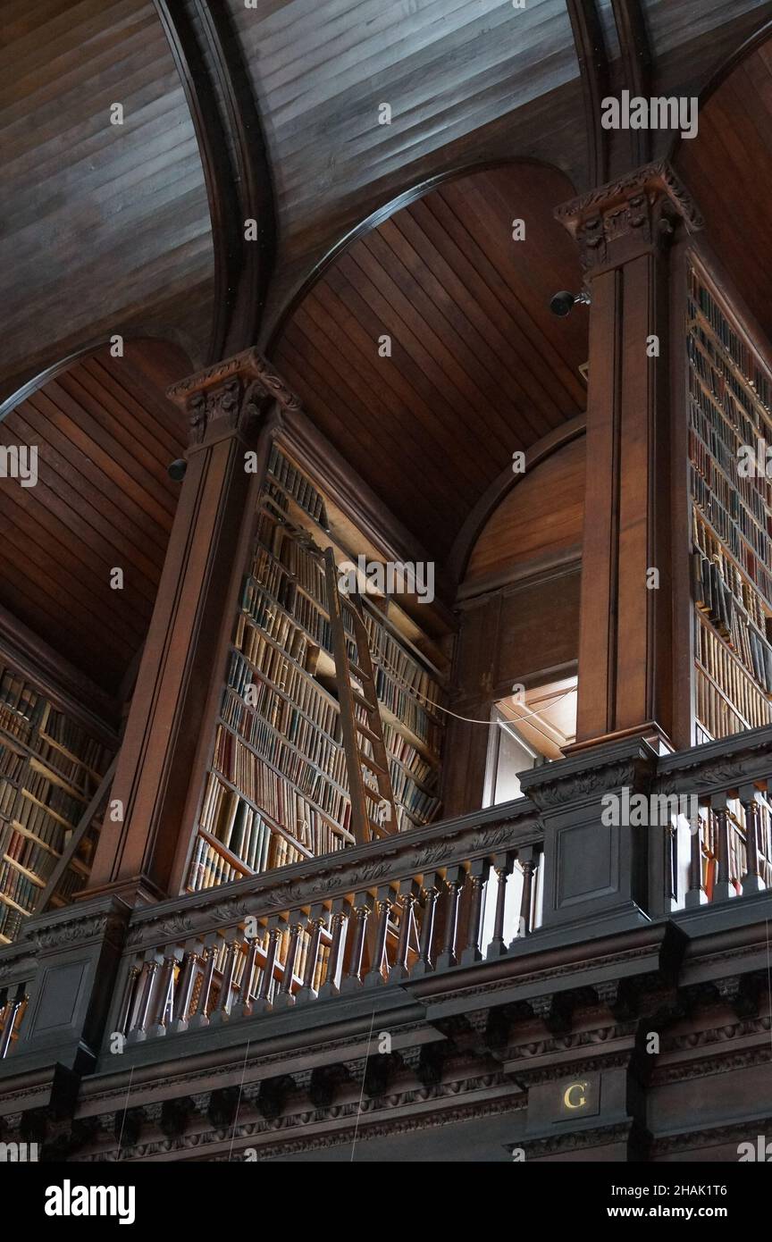 Dublin, Ireland: Trinity College, the Long Room of the Old Library ...