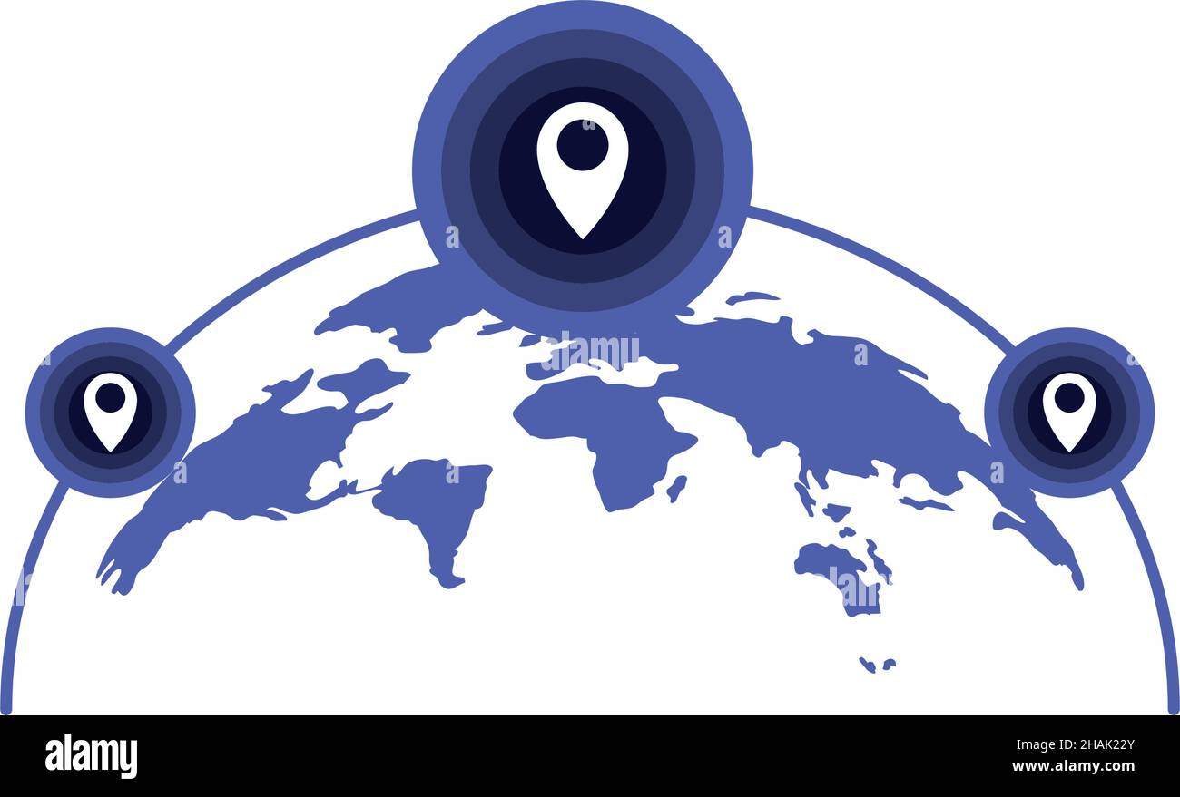 world location pin Stock Vector Image & Art - Alamy