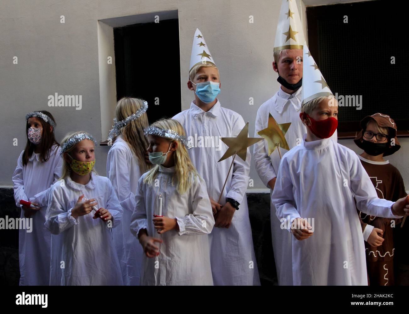 Santa Lucia Day is celebrated at the Swedish Church of Los Cristianos ...