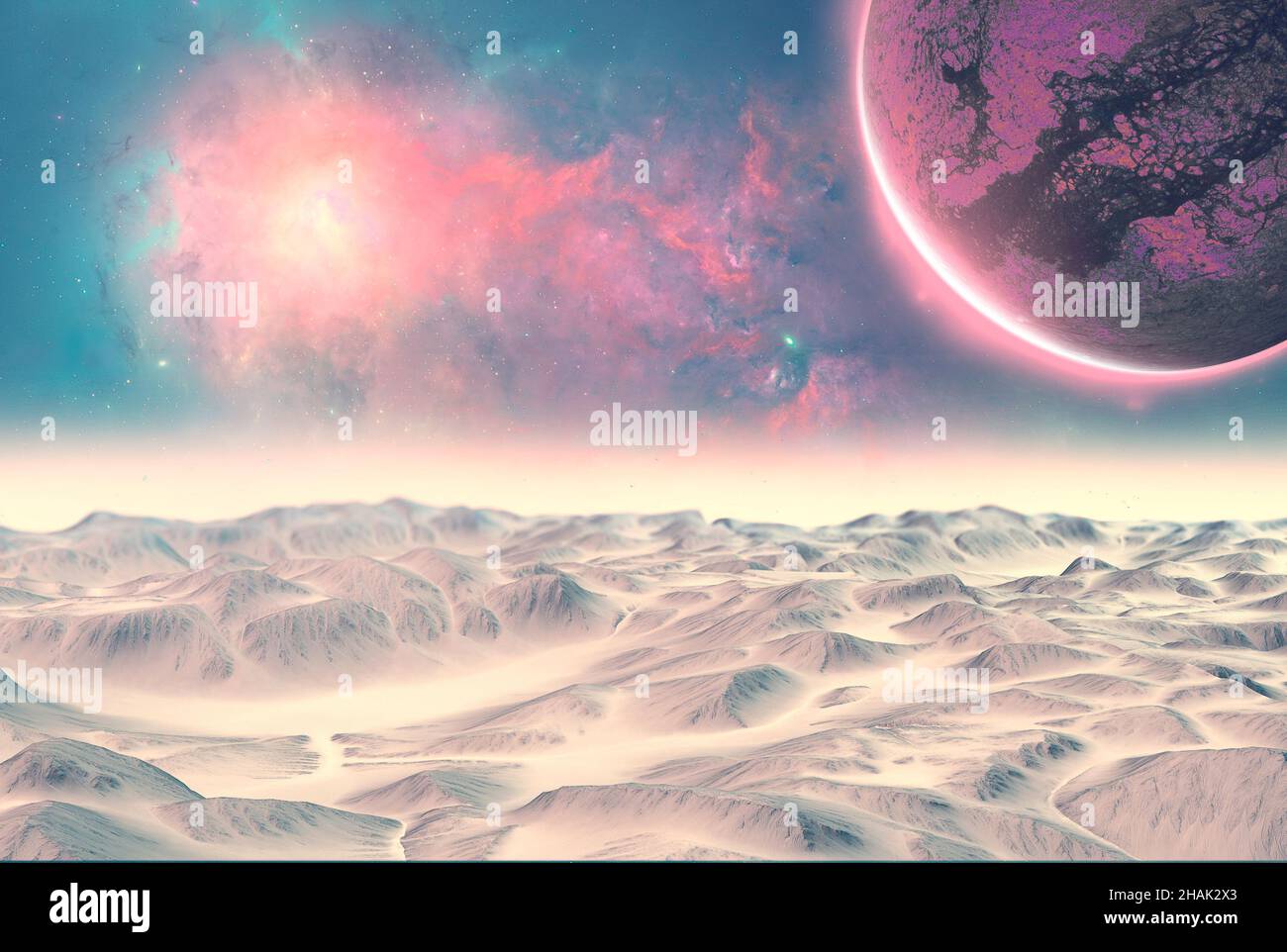 Planets and exoplanets of unexplored galaxies. Sci-Fi. New worlds to ...