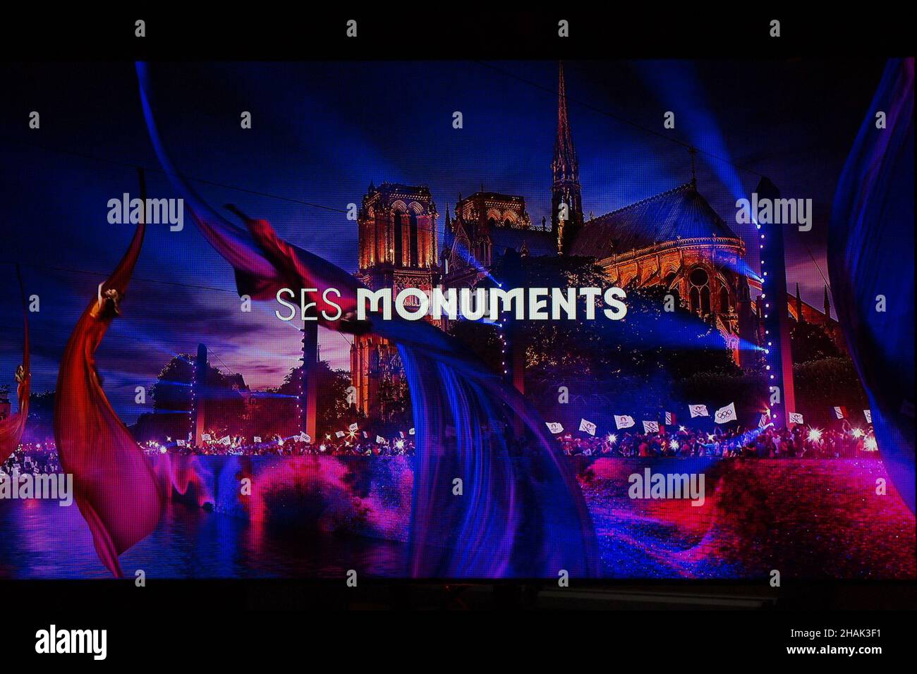 Press conference to present the ceremony of the Paris 2024 Olympic ...