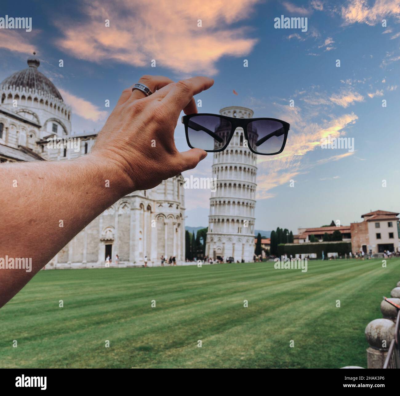 Italian Pisa Tower in Pisa Stock Photo - Alamy