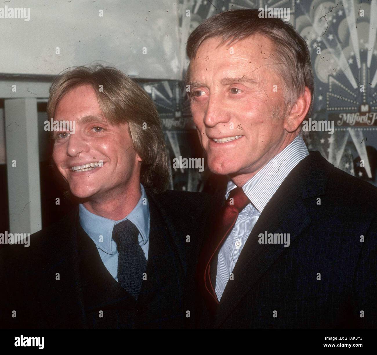 Eric and Kirk Douglas 1982 Photo by Adam Scull/PHOTOlink Stock Photo ...
