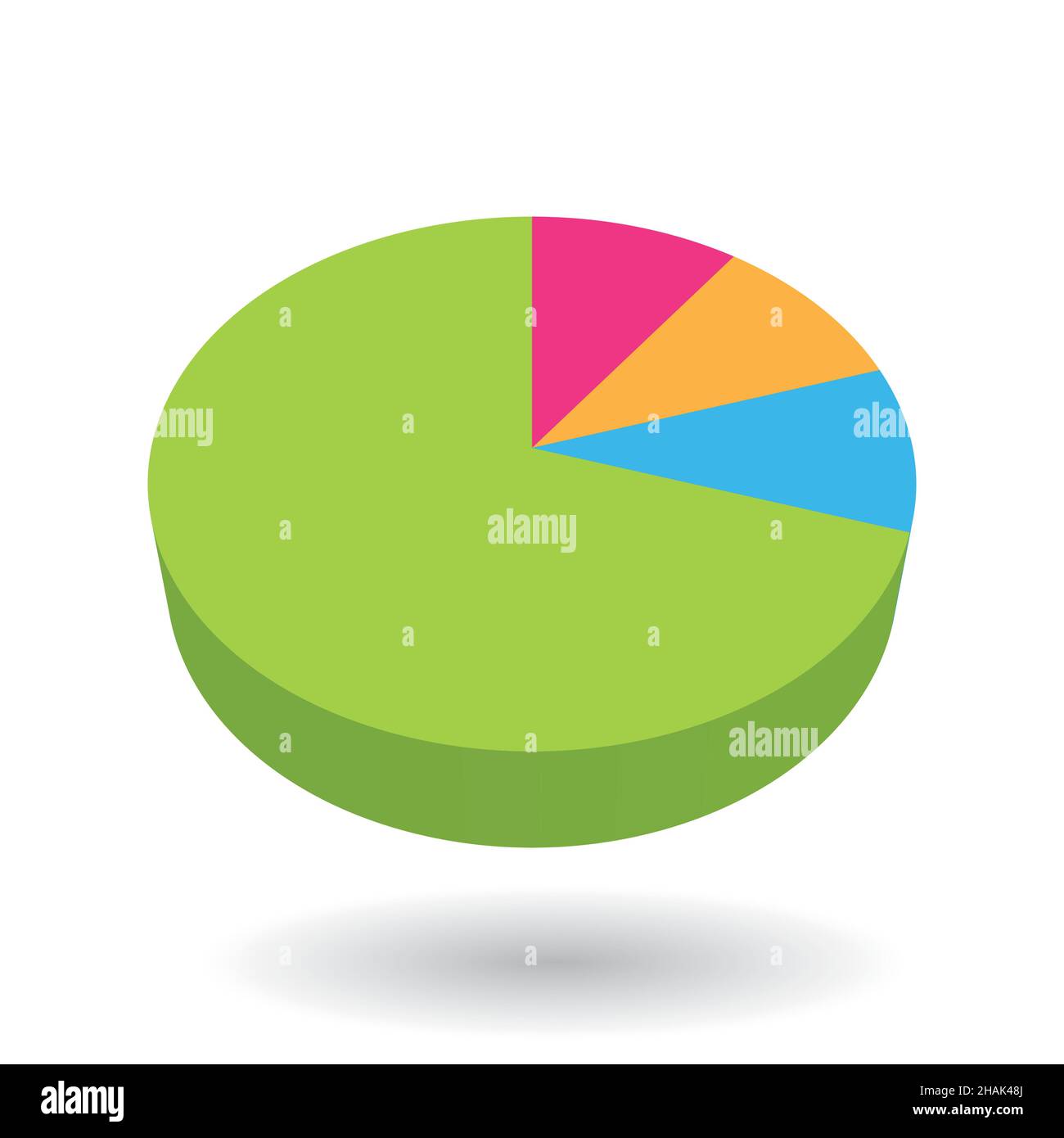 Colorful pie chart design element Stock Vector Image & Art - Alamy